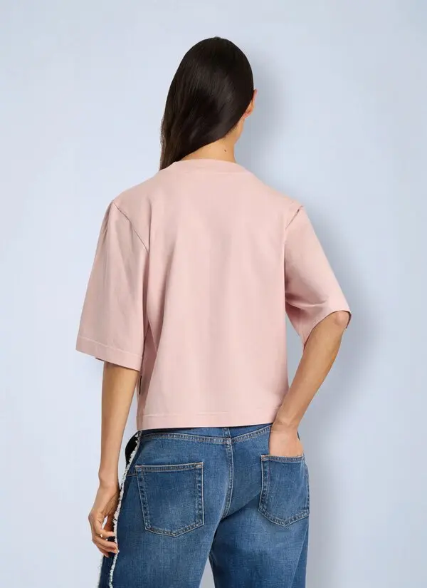 Palm Angels Rhinestone Boxy Tee
