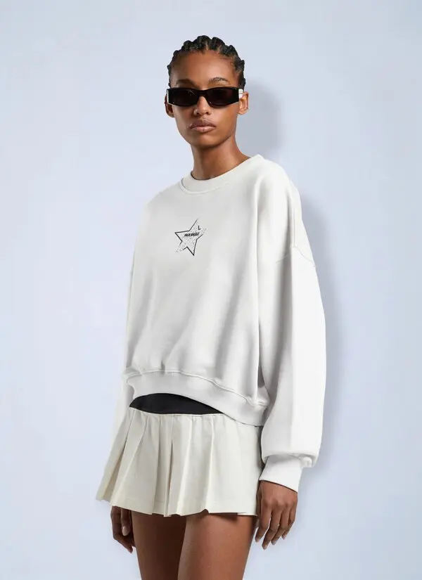 Palm Angels Icon Palm Loose Crop Crew