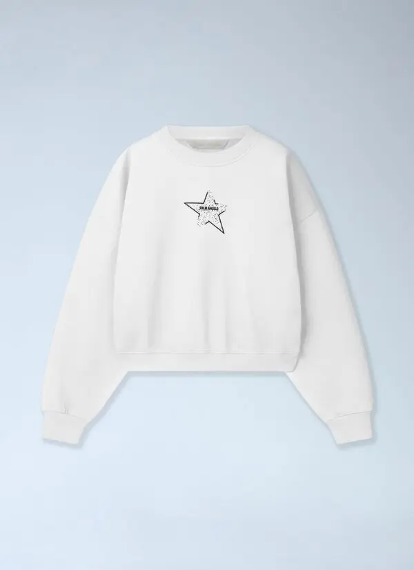 Palm Angels Icon Palm Loose Crop Crew