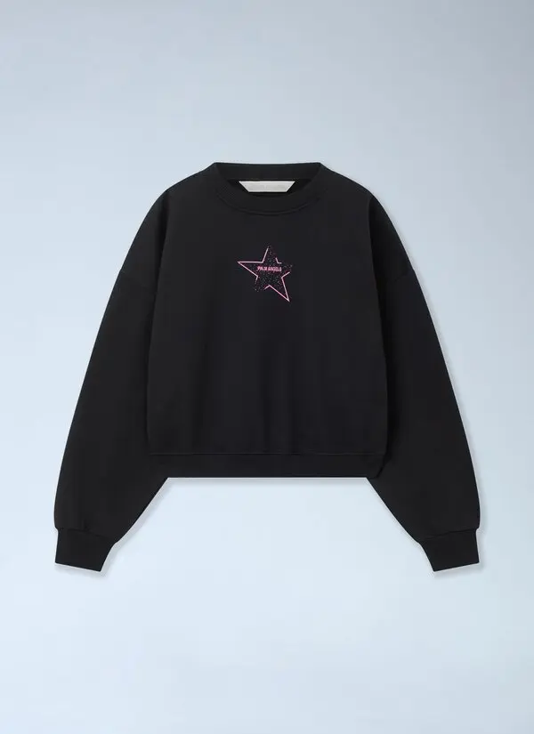 Palm Angels Icon Palm Loose Crop Crew