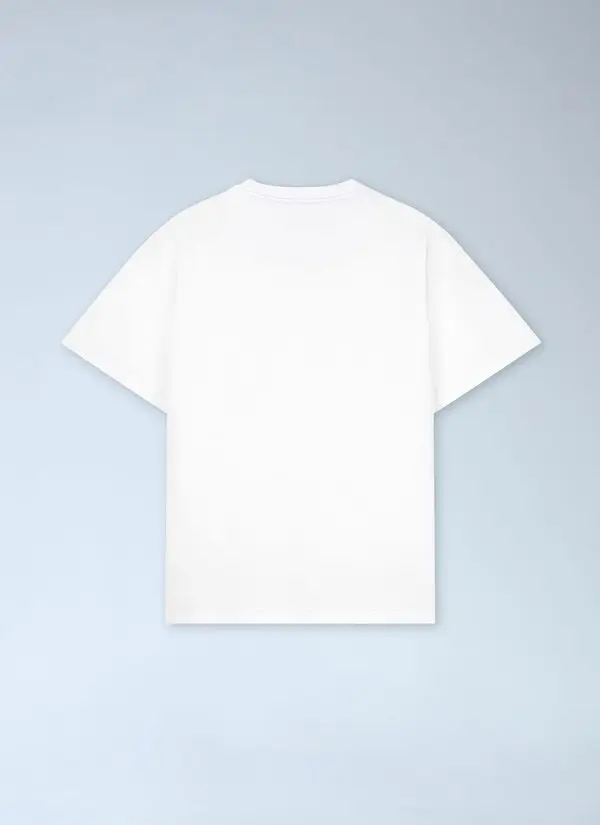 Palm Angels Neck Logo Regular Tee