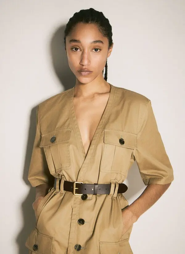 Saint Laurent Utility Shirt Dress
