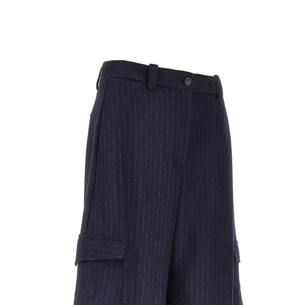 Pinko Pinstriped Flannel Cargo Pants