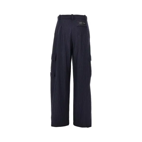 Pinko Pinstriped Flannel Cargo Pants
