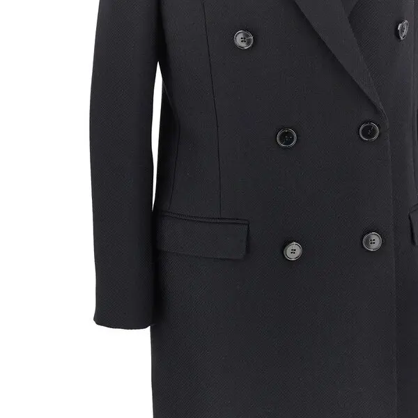 MAISON MARGIELA Stockman Shoulder' Long Wool Coat