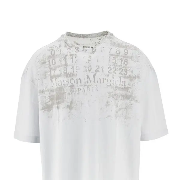 MAISON MARGIELA Logo Print Overized T-hirt