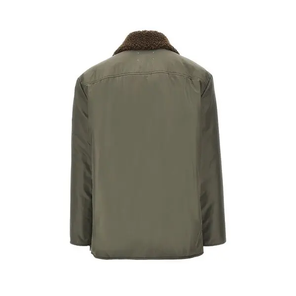 MAISON MARGIELA Padded Jacket With Shearling-effect Collar
