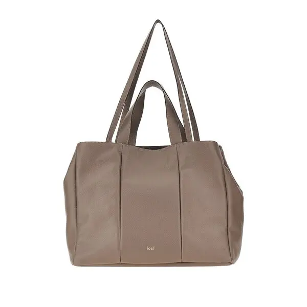 IOEF Grained Leather 'daisy' Shopping Bag
