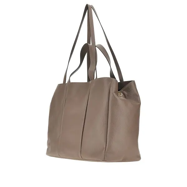 IOEF Grained Leather 'daisy' Shopping Bag