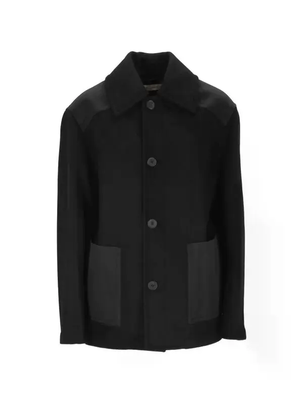 Carven Panelled Wool Coat
