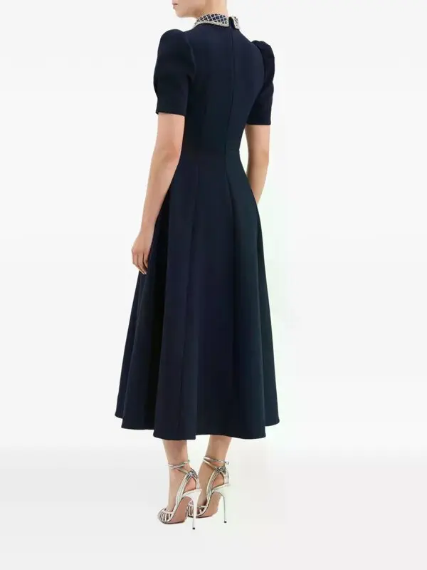 Rebecca Vallance Crown Jewel Short-sleeve Midi Dress