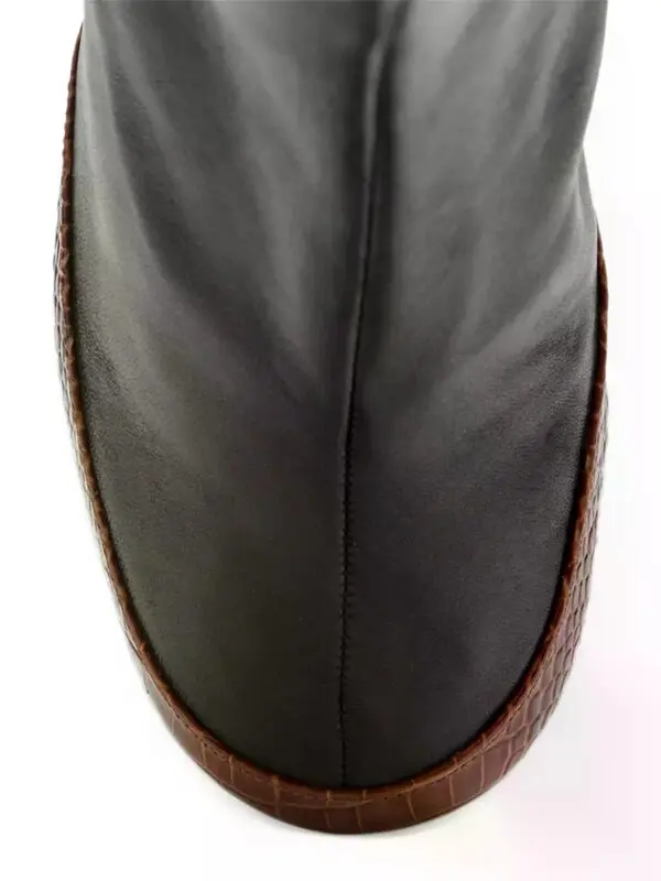 JUDE Luna Panelled Leather Ankle Boots
