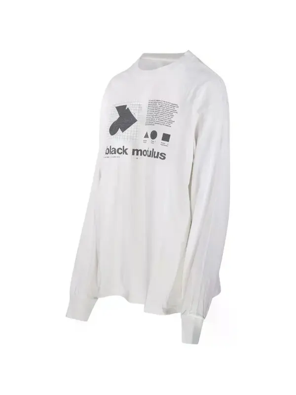 KURO 17/- Round Shape Graphic-print Long-sleeve T-shirt