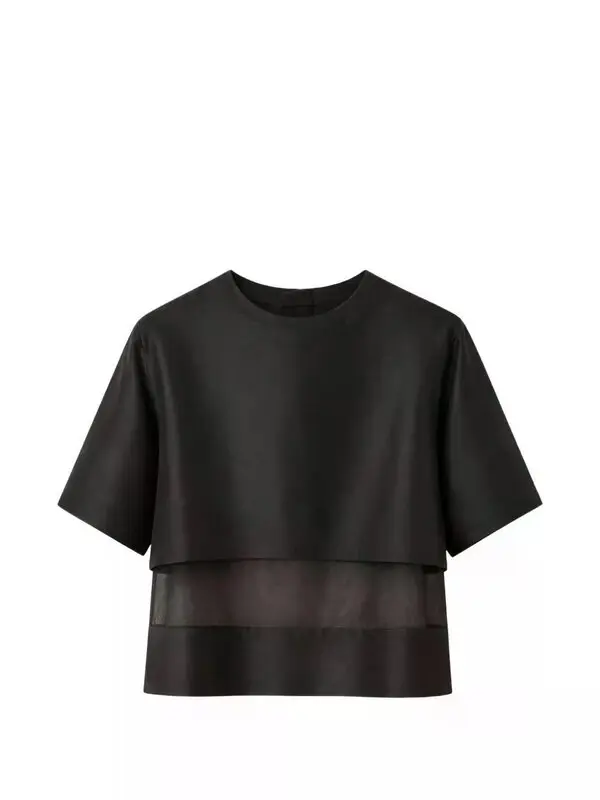 Christian Wijnants Patchwork Sheer-panel Top