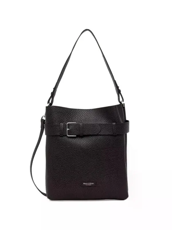 Marc O'polo Buckle-detail Grained-leather Tote Bag