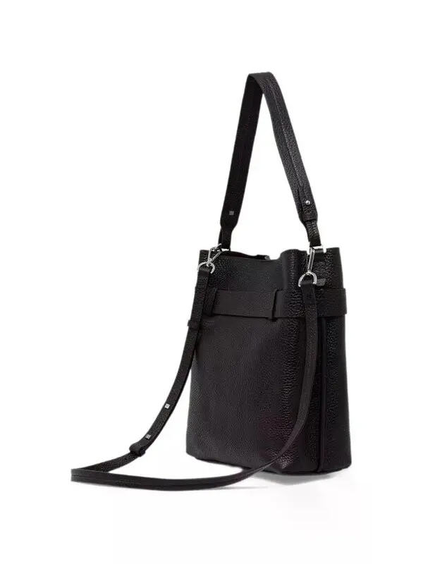 Marc O'polo Buckle-detail Grained-leather Tote Bag