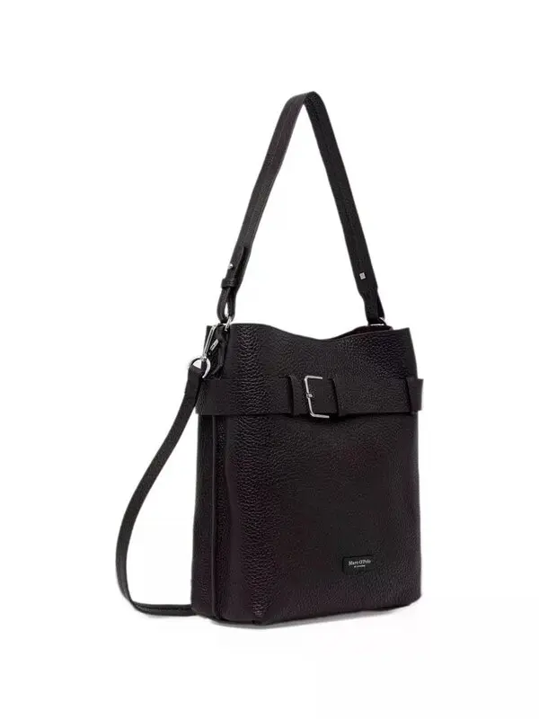 Marc O'polo Buckle-detail Grained-leather Tote Bag
