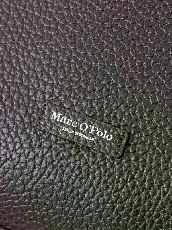 Marc O'polo Buckle-detail Grained-leather Tote Bag