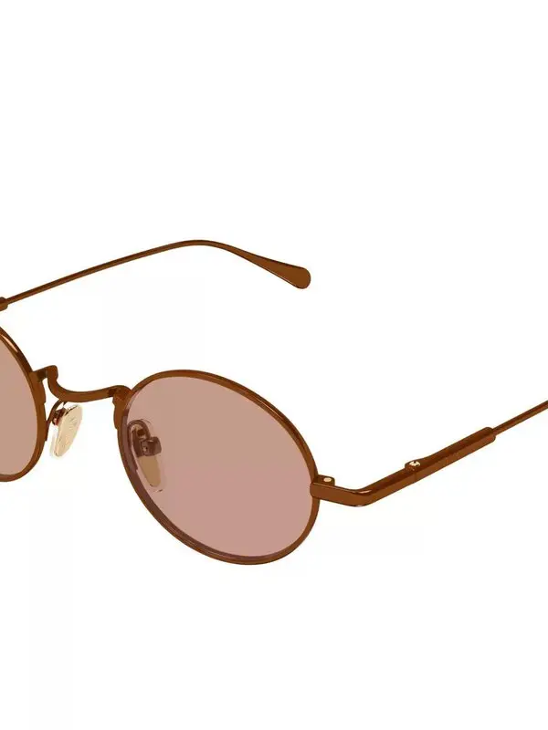Chloé Mini Iconic Round-frame Sunglasses - Brown