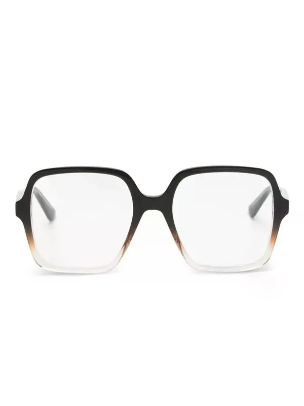 Alexander McQueen Square-frame Glasses - Black