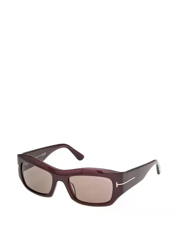 TOM FORD Rectangle-frame Sunglasses - Purple