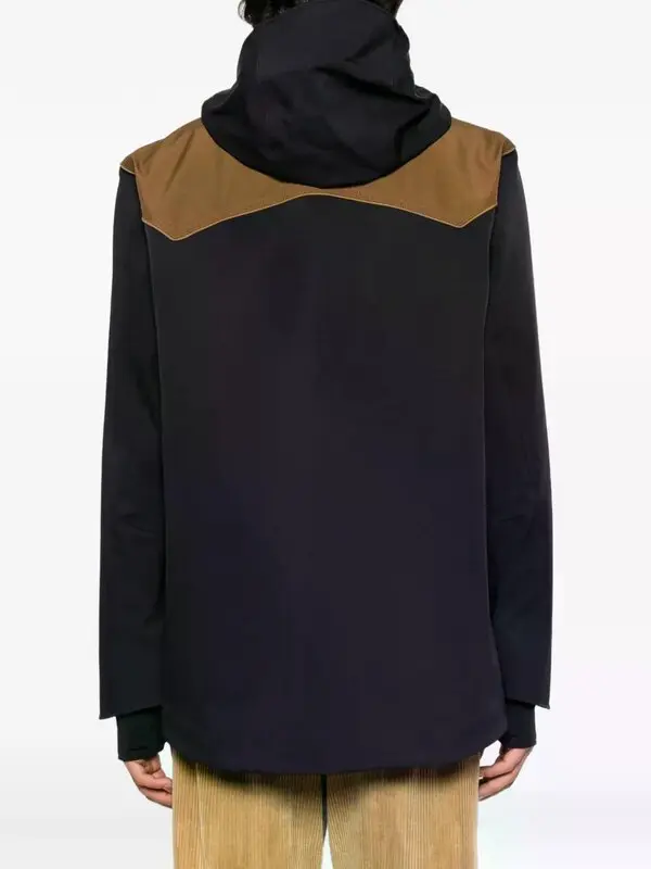 Moncler Contrast-panel Hooded Jacket