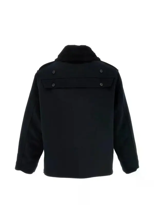 Junya Watanabe Shearling-collar Cashmere Jacket