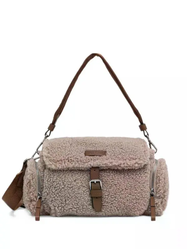 Marc O'polo Carmen Faux-shearling Buckle-fastening Shoulder Bag