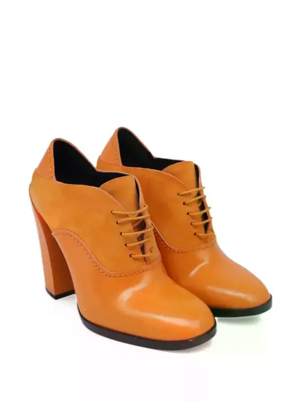 JIL SANDER Block-heel Lace-up Pumps
