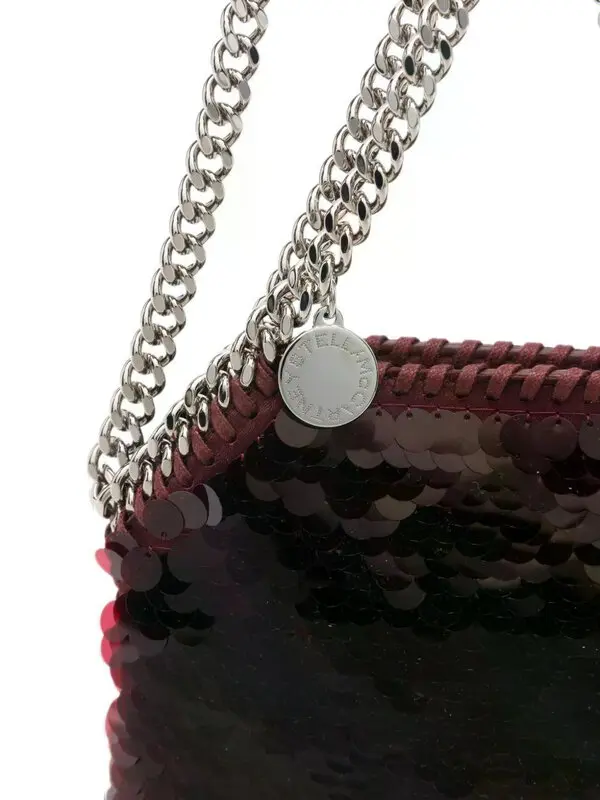 Stella McCartney Falabella Sequin-embellished Shoulder Bag