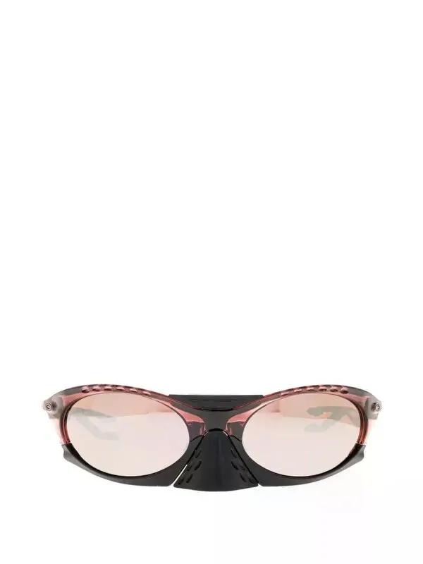 Oakley Plantaris Geometric-frame Sunglasses - Red