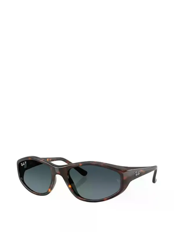 Ray-ban Tortoiseshell-effect Rectangle-frame Sunglasses