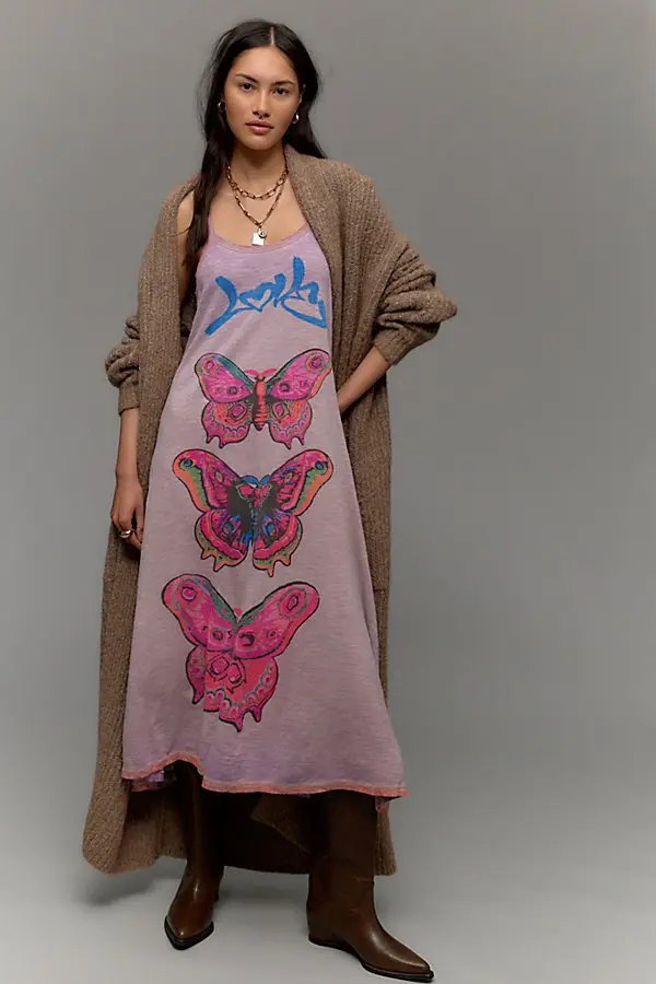 MAGNOLIA PEARL Trios Butterfly Lane Maxi Tank