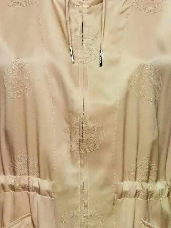 Burberry Equestrian-pattern Hooded Jacket