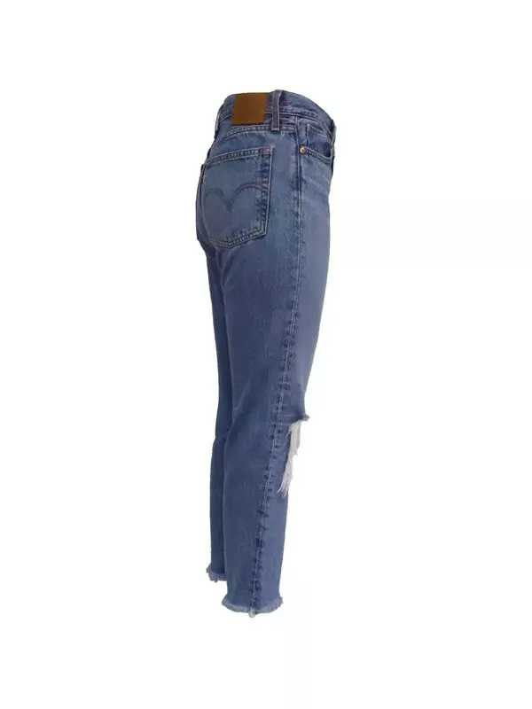 LEVI'S Wedgie Fit Distressed Jeans