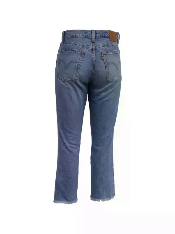 LEVI'S Wedgie Fit Distressed Jeans