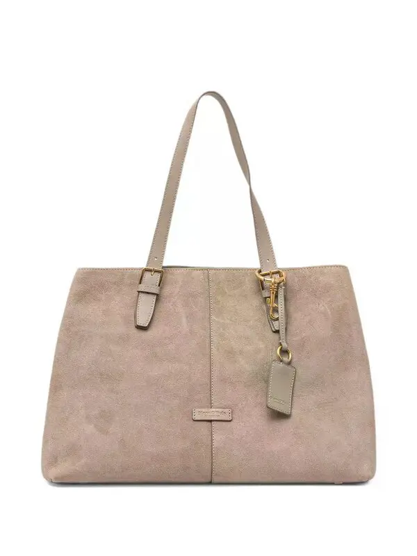 Marc O'polo Phillis Suede Buckled-strap Tote Bag