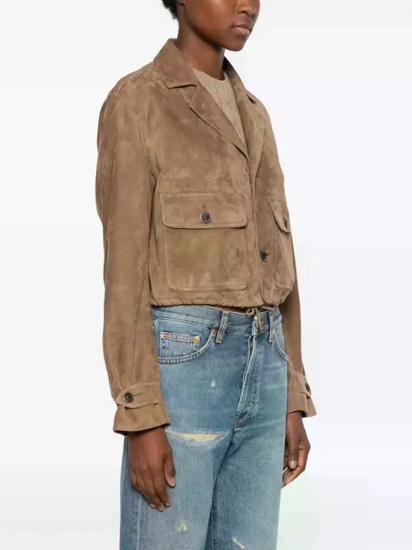 Ralph Lauren Suede Cropped Jacket