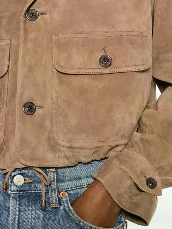 Ralph Lauren Suede Cropped Jacket