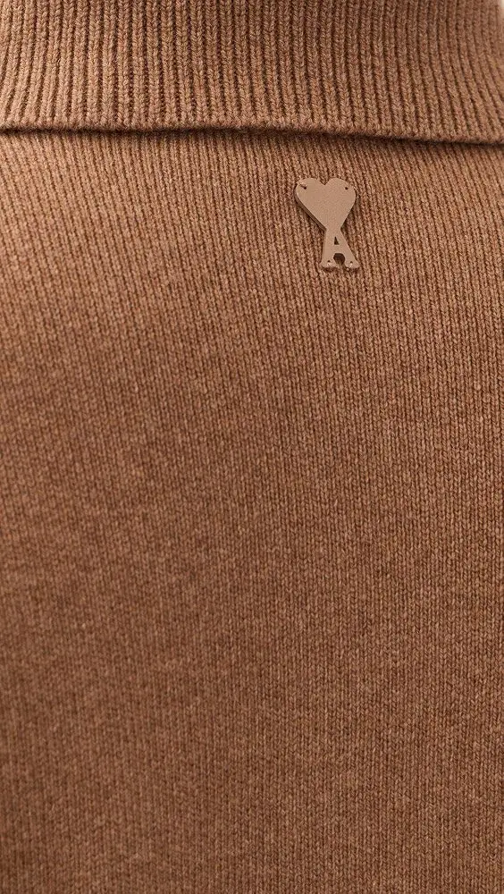 AMI Paris Shirt Collar Cardigan