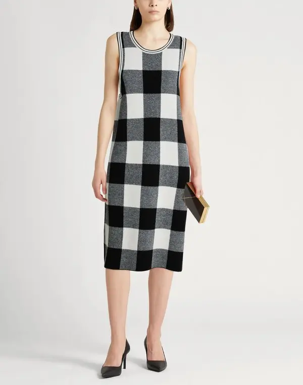 Aspesi Midi Dress Size Wool - Black