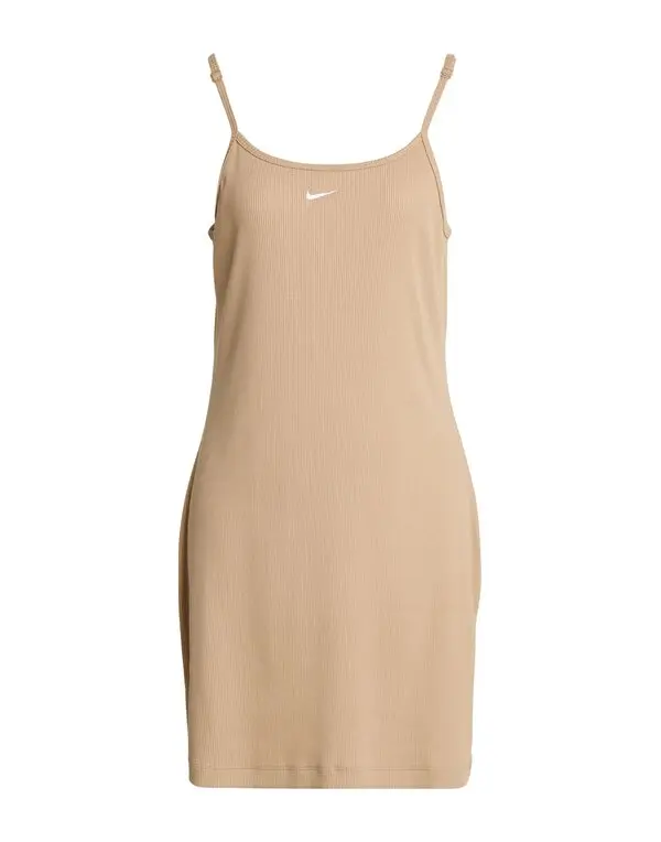 Nike Mini Dress Sand Size Cotton, Elastane