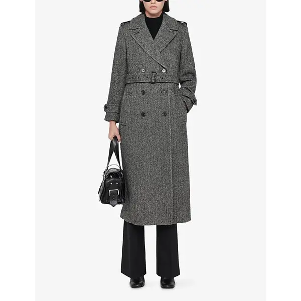 ALLSAINTS Brescia Wool-blend Coat
