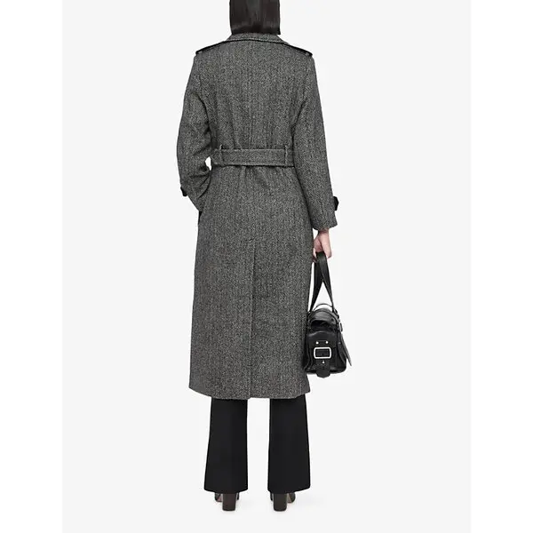 ALLSAINTS Brescia Wool-blend Coat