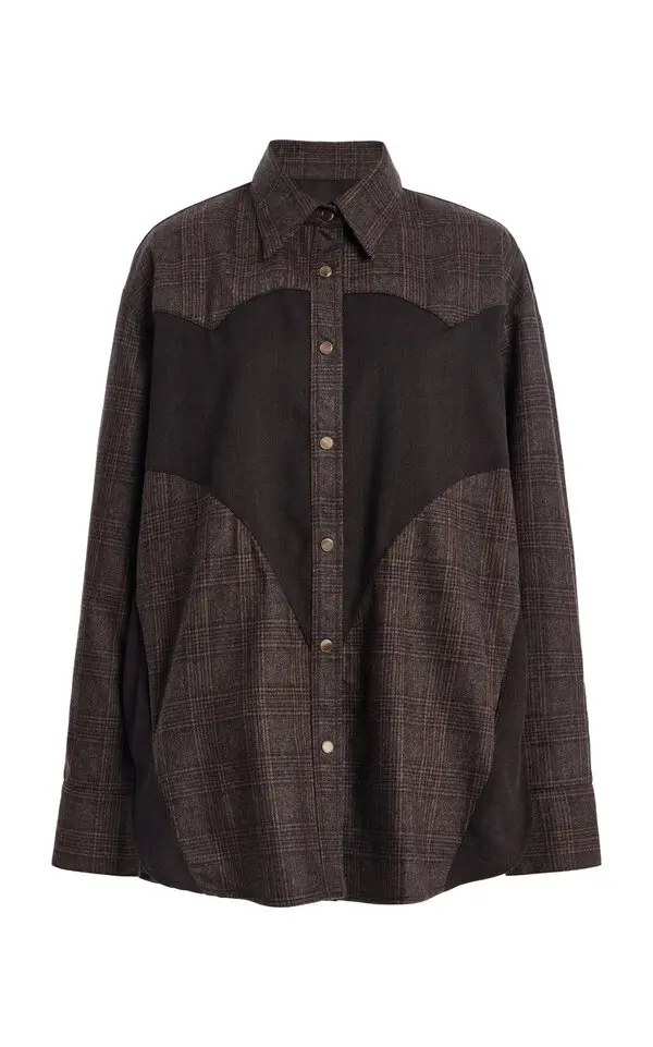 TWP Austin Suiting Shirt - Plaid