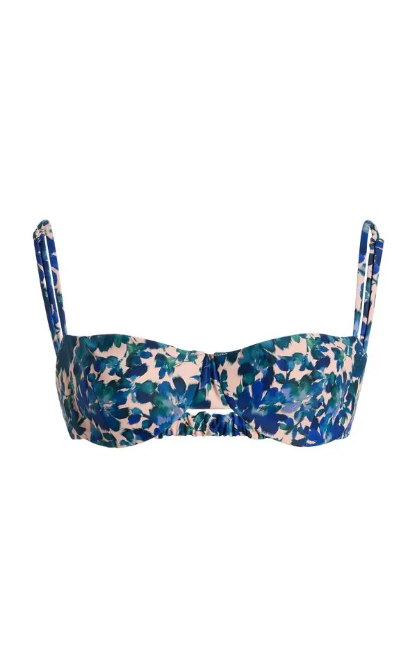 JUILLET Ingrid Bikini Top - Blue