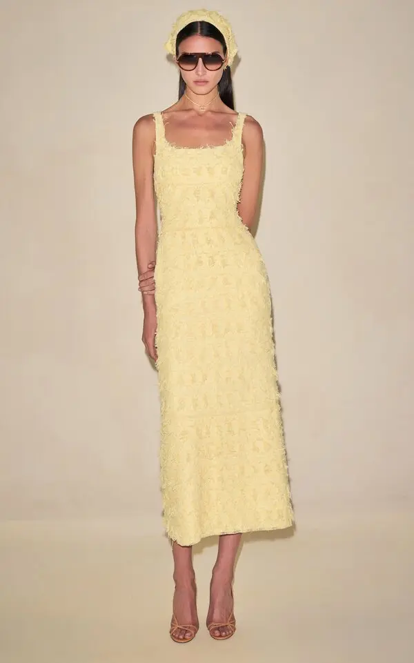 Alexis Brera Tweed Midi Dress