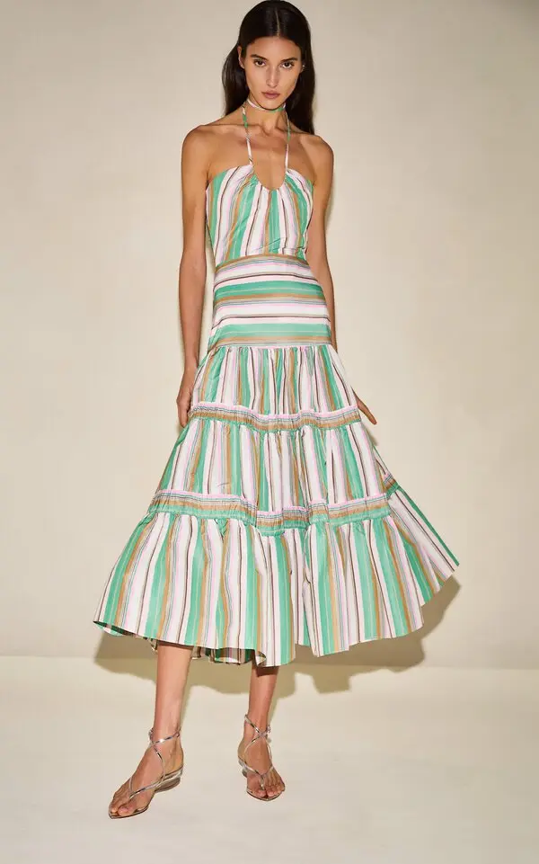 Alexis Roberta Twill Midi Dress
