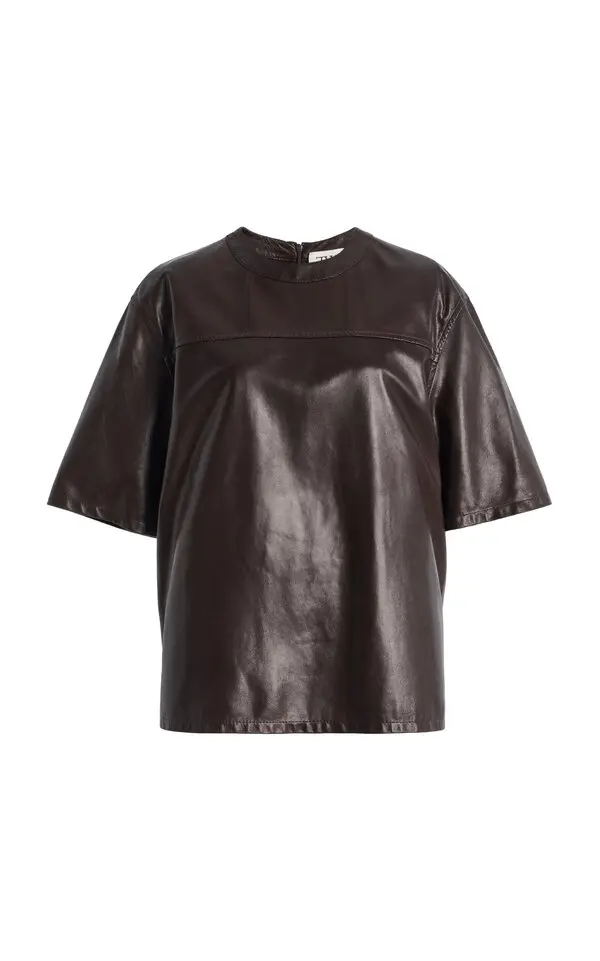 TWP Biggish Leather Tee