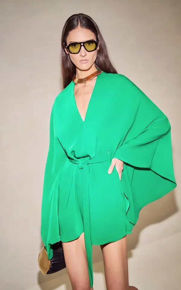 Alexis Vela Crepe Mini Dress
